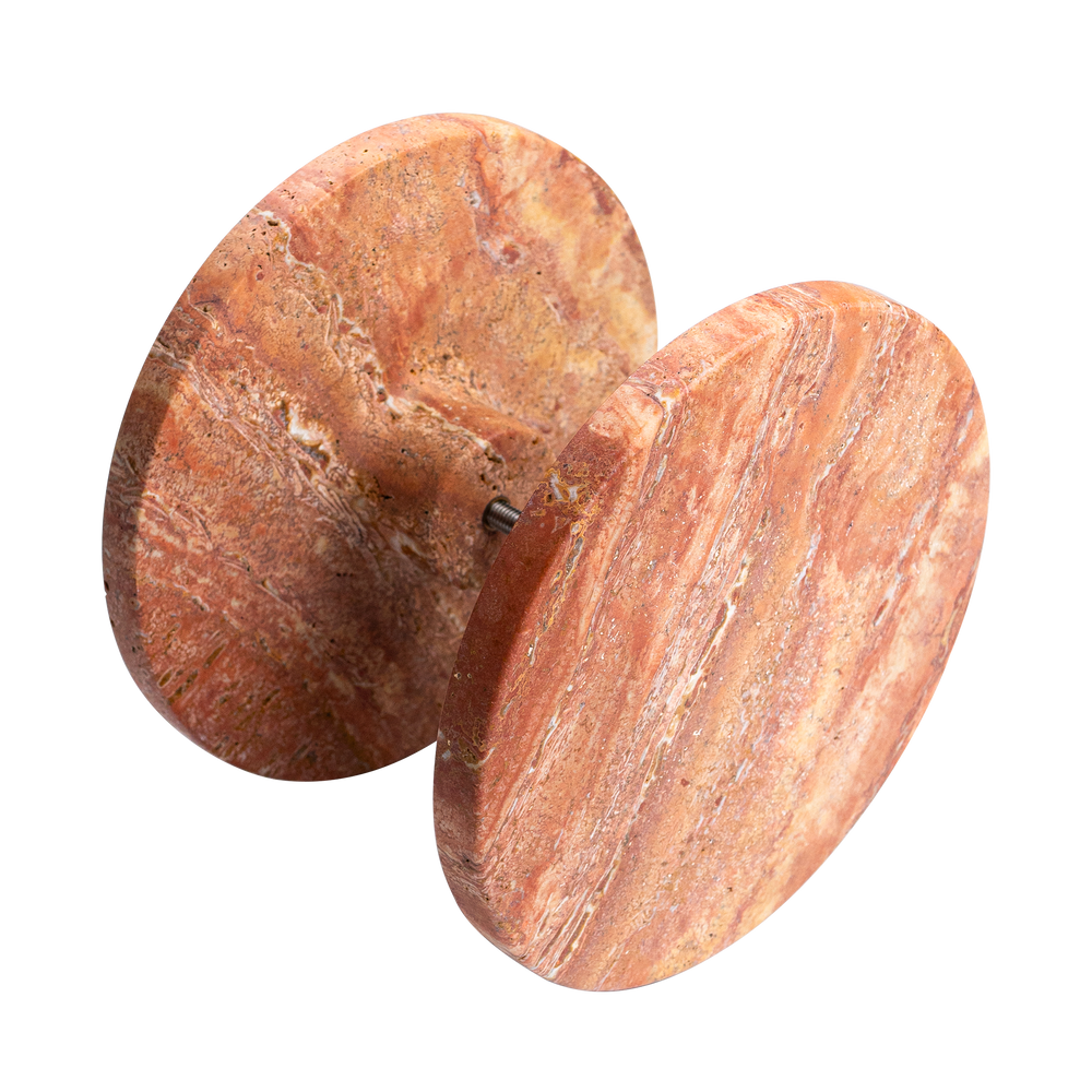 Luna Red Travertine Pull Door Handle Set – Hardware Concepts