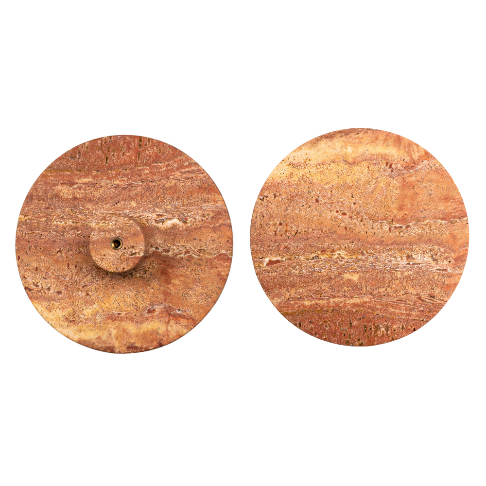 Luna Red Travertine Pull Door Handle Set SMALL – Hardware Concepts