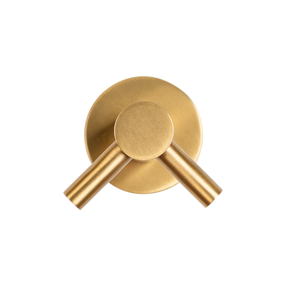 Vivid Brass Wall Hook – Hardware Concepts